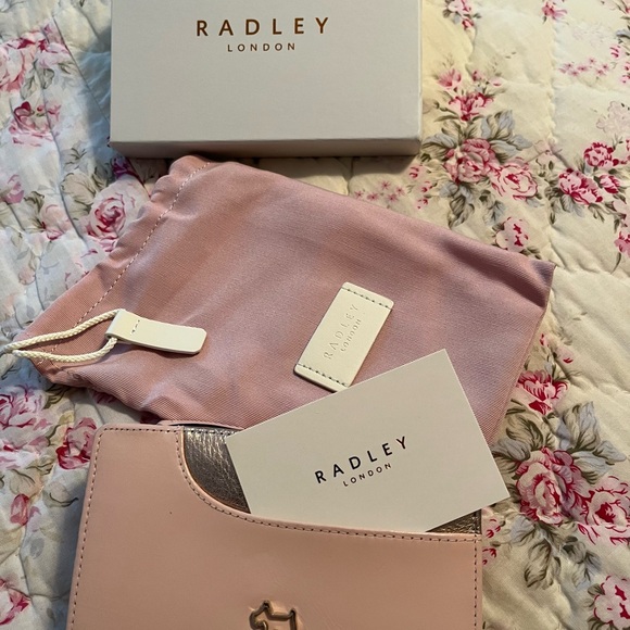 RADLEY LONDON | Bags | Radley London 2 Tone Blush W Metallic Deep Rose ...